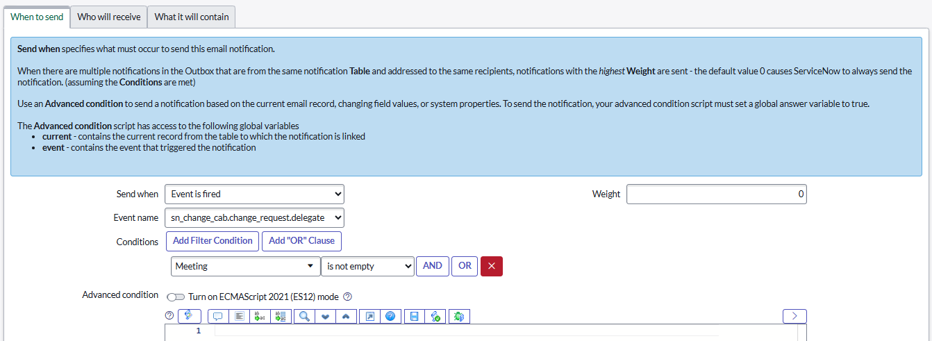 CAB Request Delegate Added Notification - ServiceNow Community